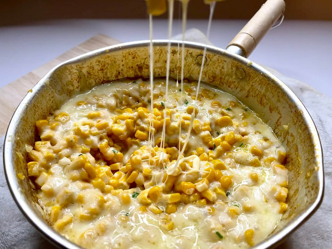 Korean Corn Cheese - Jasmine and Tea