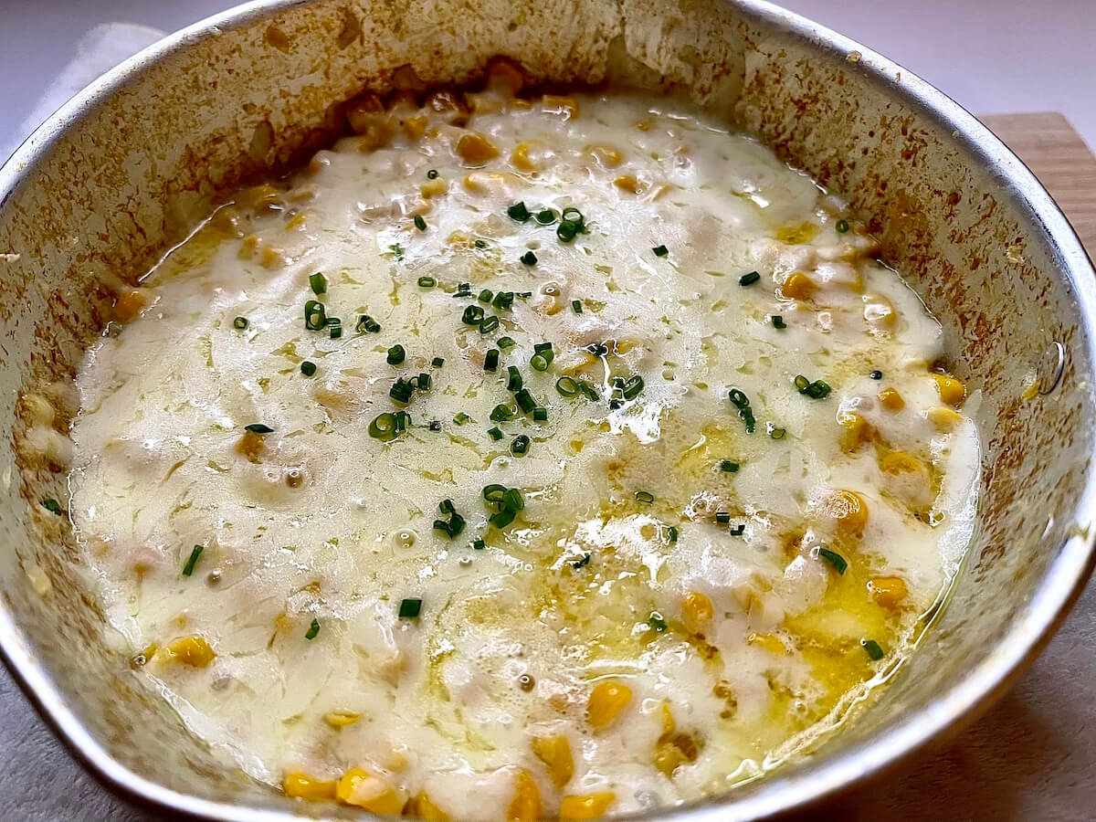 Korean Corn Cheese - Jasmine and Tea