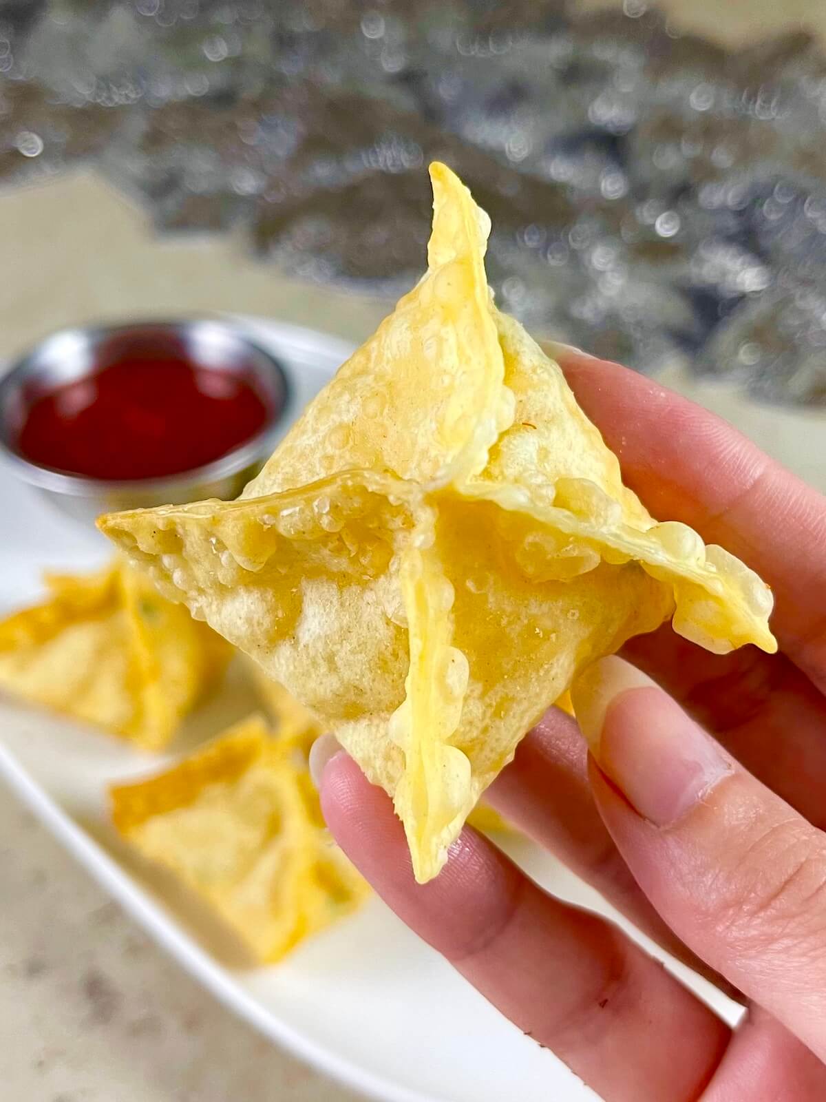 Crab Rangoon - Jasmine and Tea