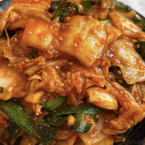 Quick & Easy Kimchi (배추겉절이) - Jasmine and Tea