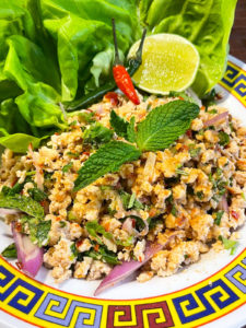 Chicken Larb – Laab (Hmong/Thai/Lao) - Jasmine and Tea